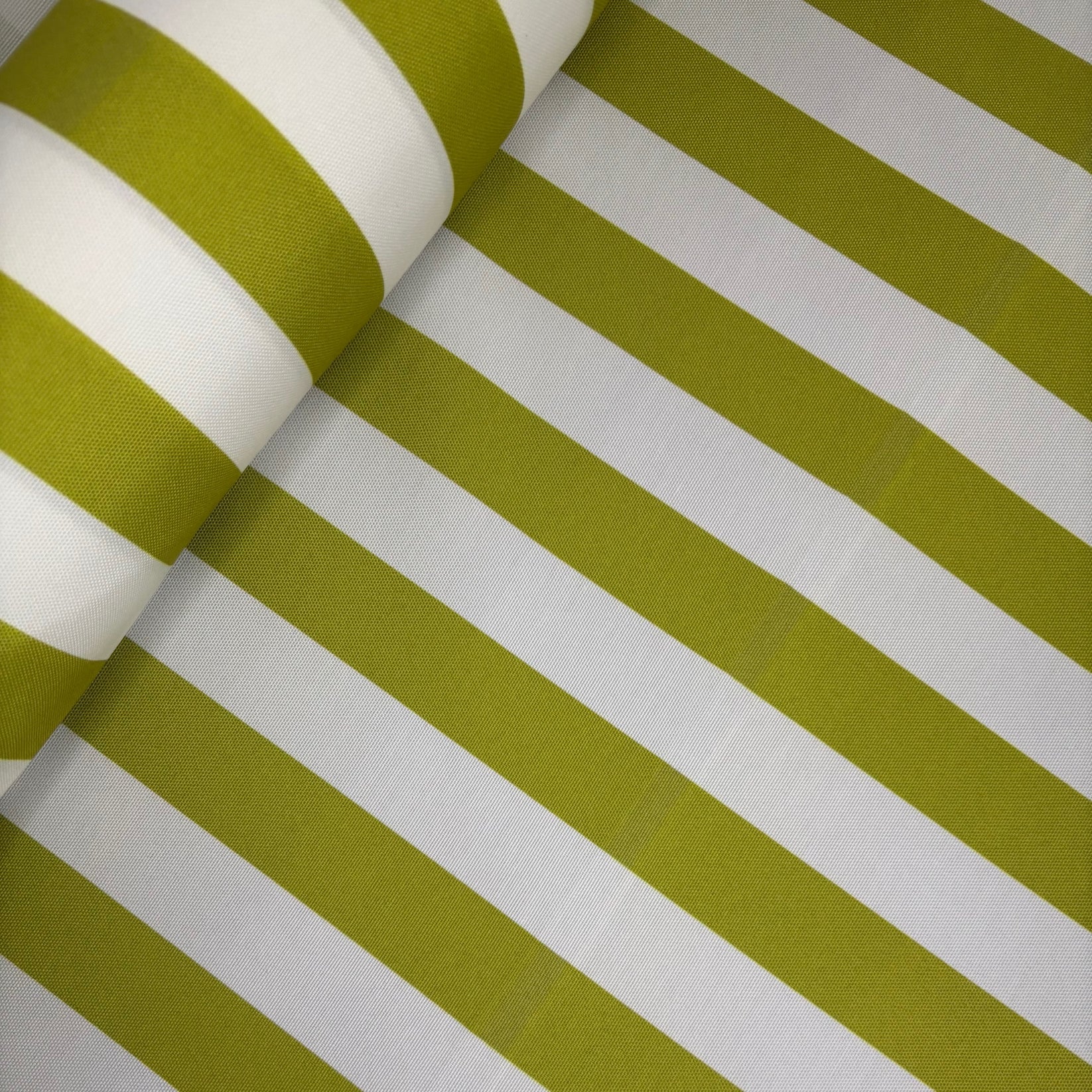Half panama - Raya verde musgo – Telas Deco